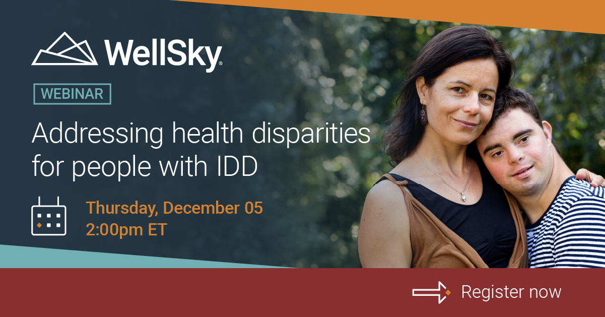 Webinar Addressing Health Disparities For People With Idd